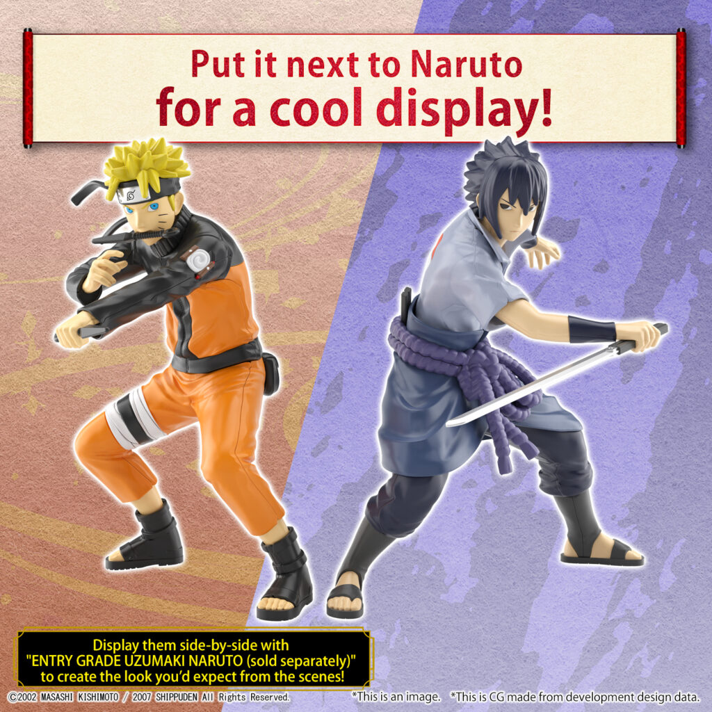 NARUTO 3L SASUKE UCHIHA HOBBY ENTRY GRADE MODEL KIT – Little Star Gifts