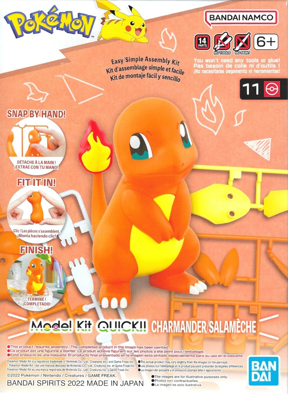 POKEMON 11 CHARMANDER MODEL KIT – Little Star Gifts