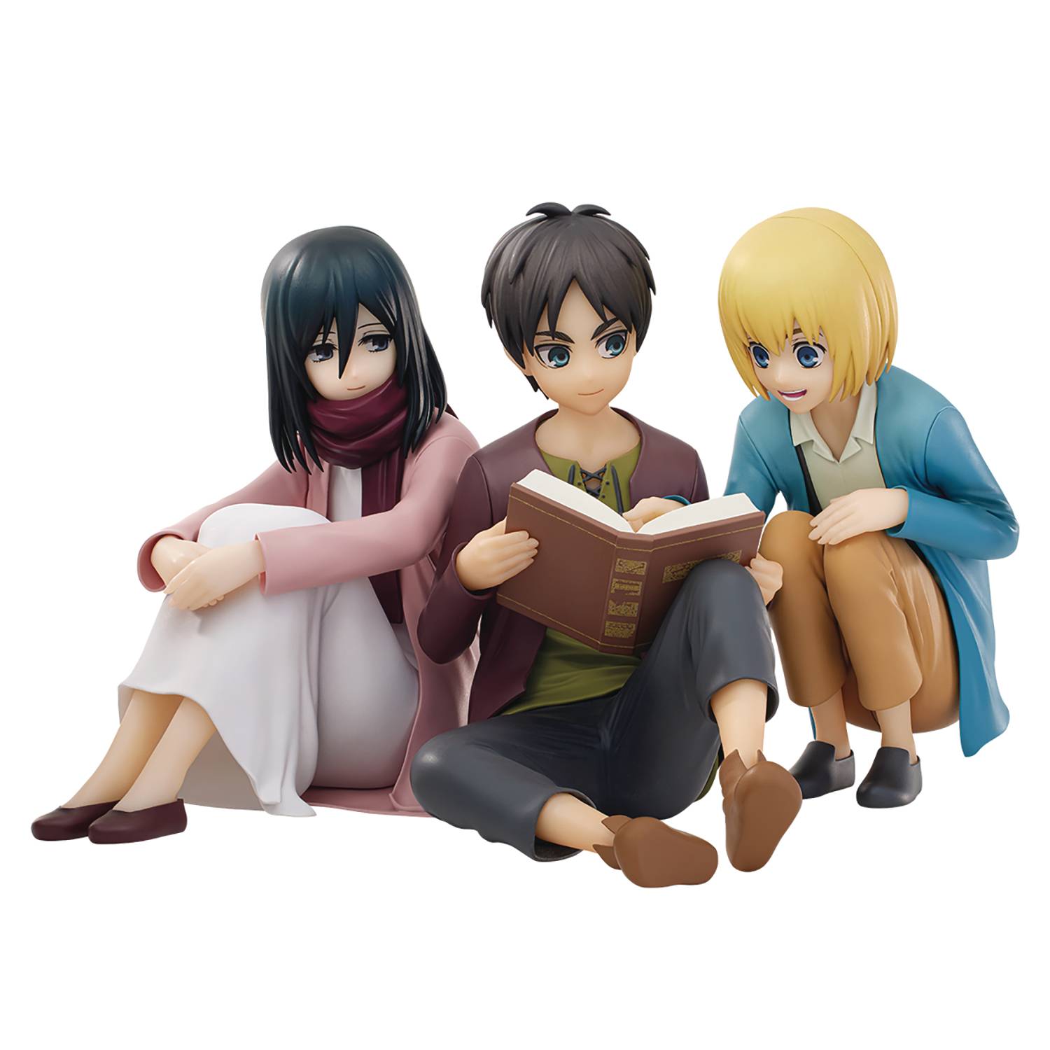 ATTACK ON TITAN RUMBLING EREN & MIKASA & ARMIN ICHIBAN FIGURE – Little ...