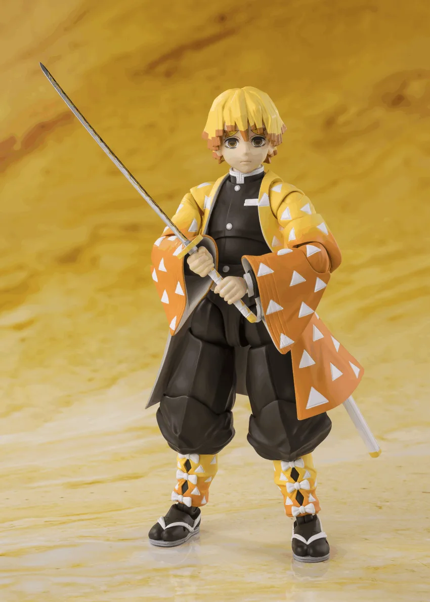 Demon Slayer Kimetsu no Yaiba Zenitsu Agatsuma S.H.Figuarts ACTION ...